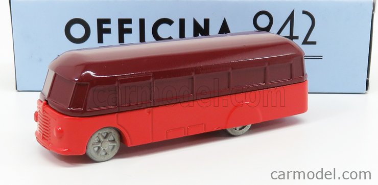 OFFICINA-942 ART1007B Scale 1/76 | FIAT 626 RNL AUTOBUS 1939 RED ORANGE