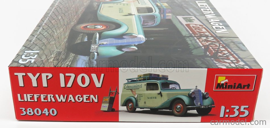 MINIART 38040 Scale 1/35 | MERCEDES BENZ TYPE 170V LIEFERWAGEN 1935