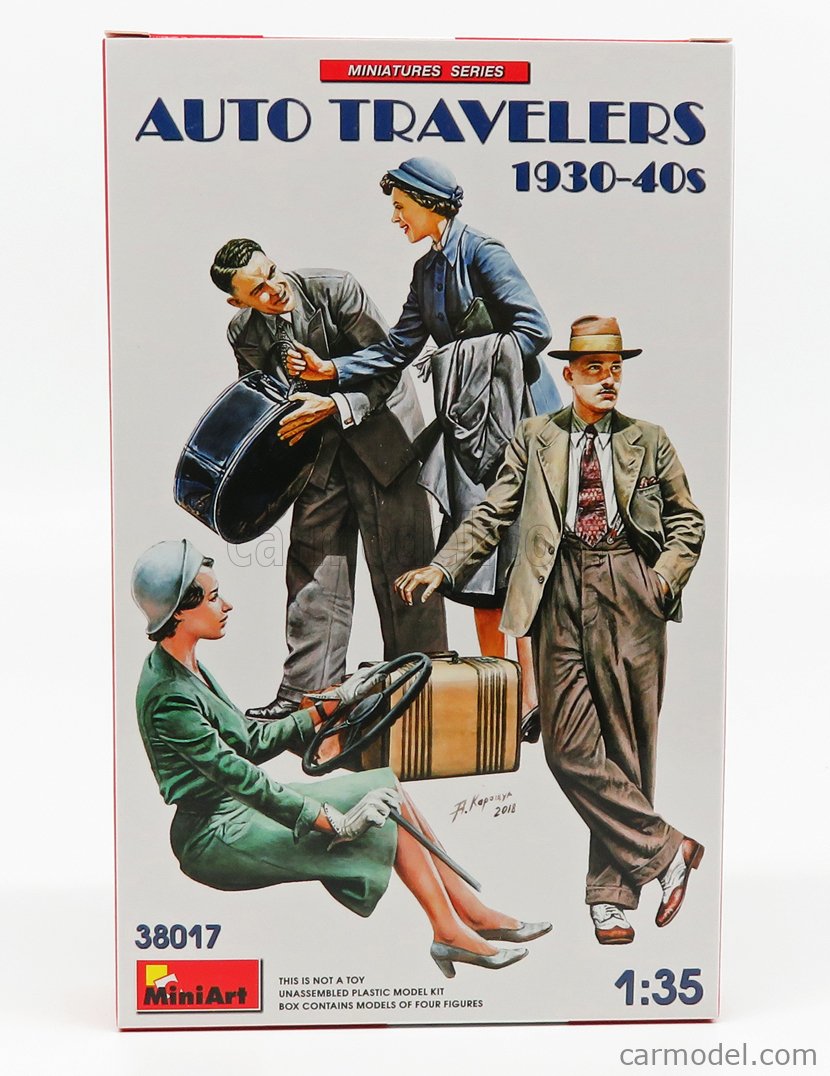 MINIART 38017 Scale 1/35 | FIGURES AUTO TRAVELERS 1930-40s