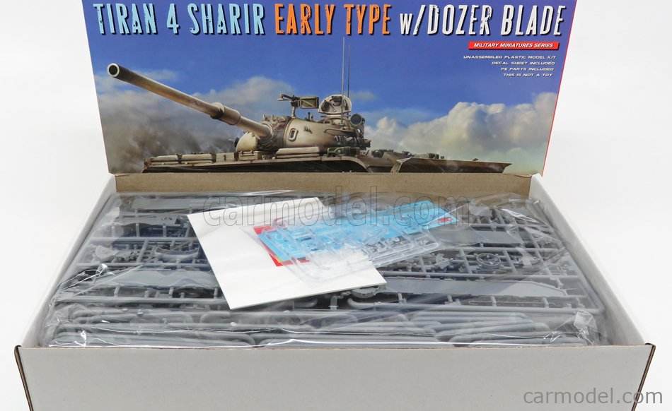 MINIART 37044 Escala 1/35 | TANK TIRAN 4 SHARIR EARLY TYPE W/DOZER BLADE