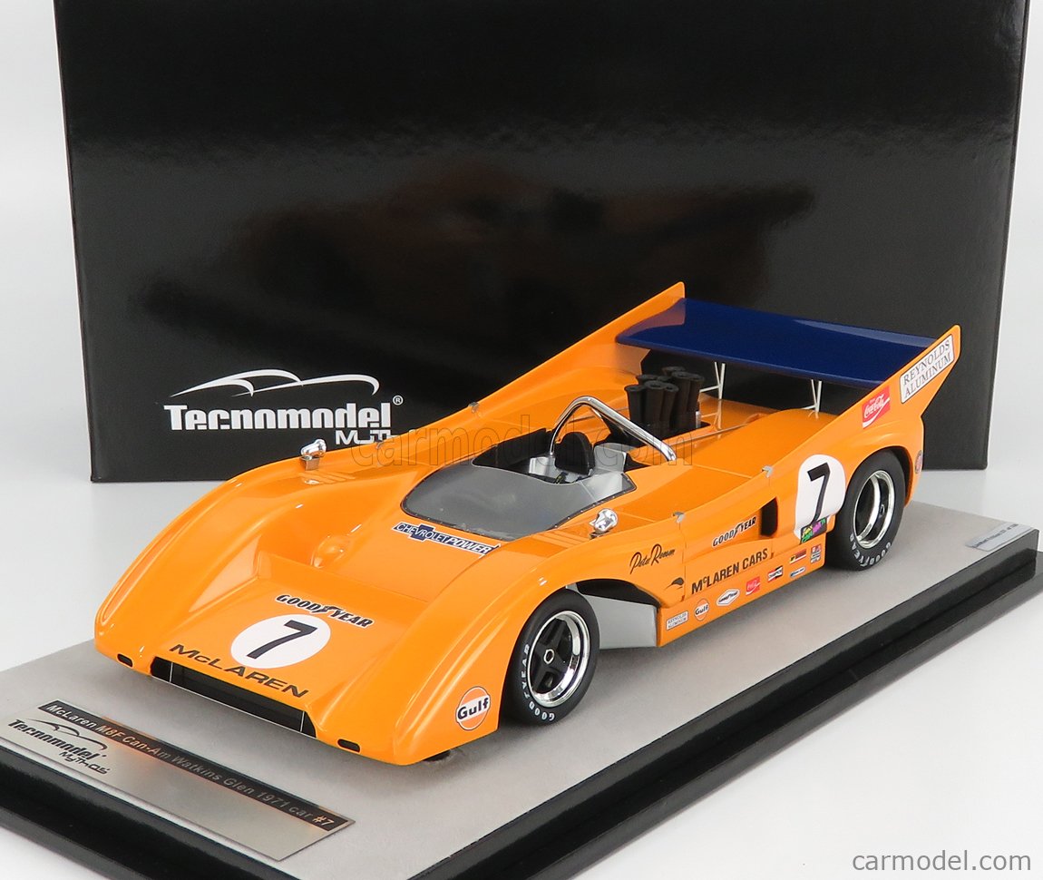 TECNOMODEL TM18-156B Masstab: 1/18 | McLAREN M8F N 7 WINNER CAN-AM WATKINS GLEN 1971 PETER ...