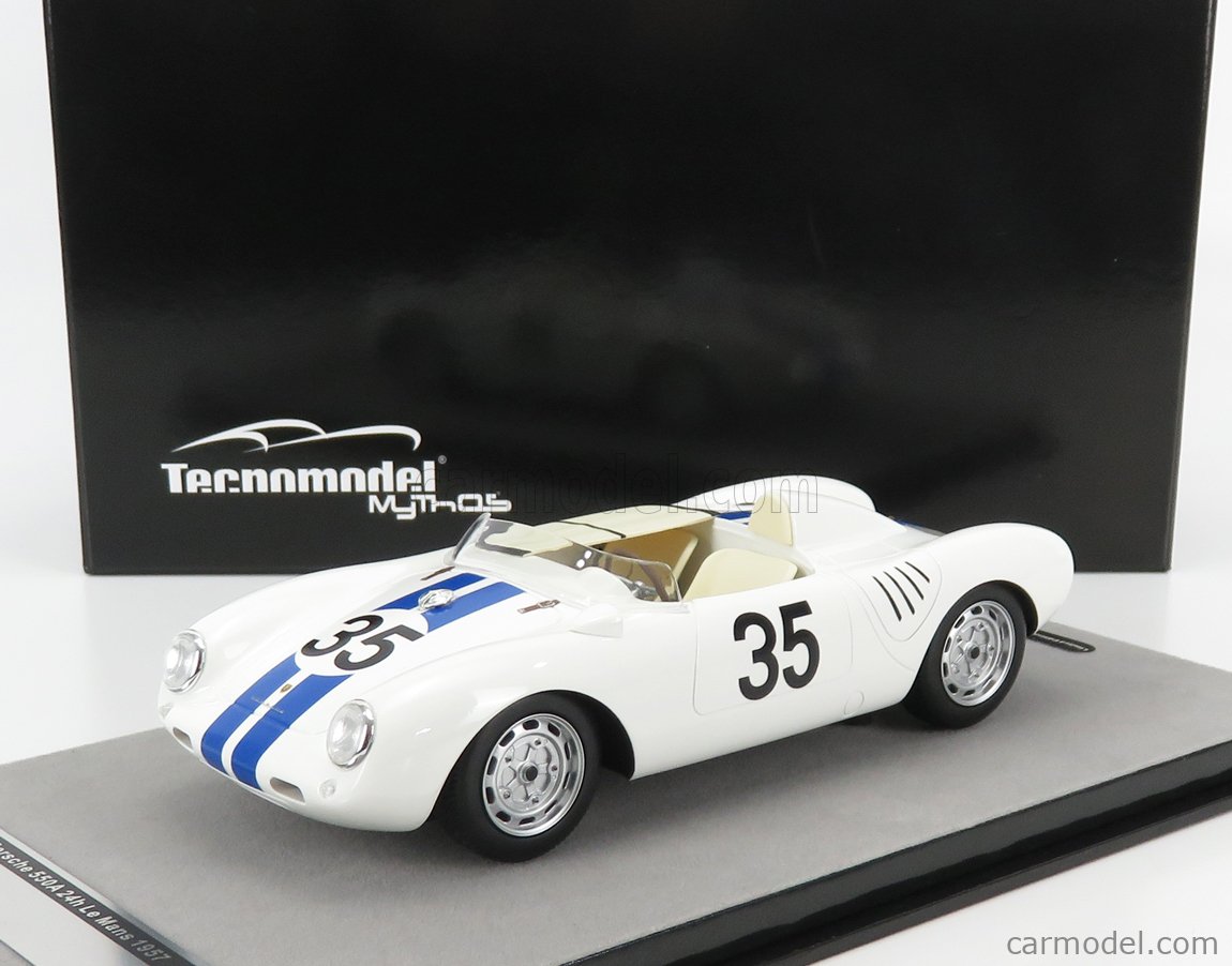 TECNOMODEL TM18-141A Scale 1/18 | PORSCHE 550A TEAM ED HUGUS N 35 8th ...
