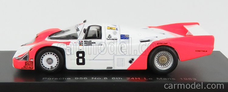 SPARK-MODEL Y179 Scale 1/64 | PORSCHE 956 2.6L TURBO TEAM JOEST RACING ...