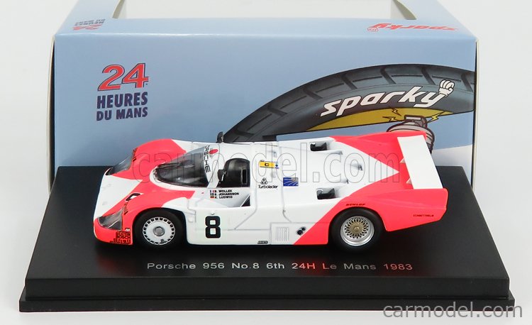 SPARK-MODEL Y179 Scale 1/64 | PORSCHE 956 2.6L TURBO TEAM JOEST RACING ...