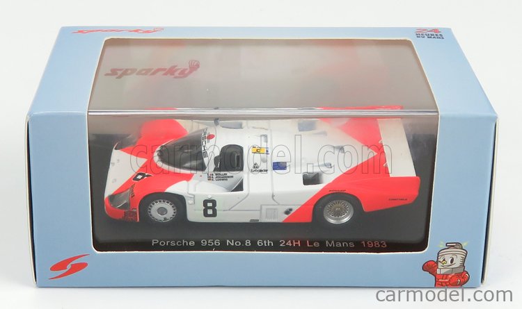 SPARK-MODEL Y179 Scale 1/64 | PORSCHE 956 2.6L TURBO TEAM JOEST RACING ...