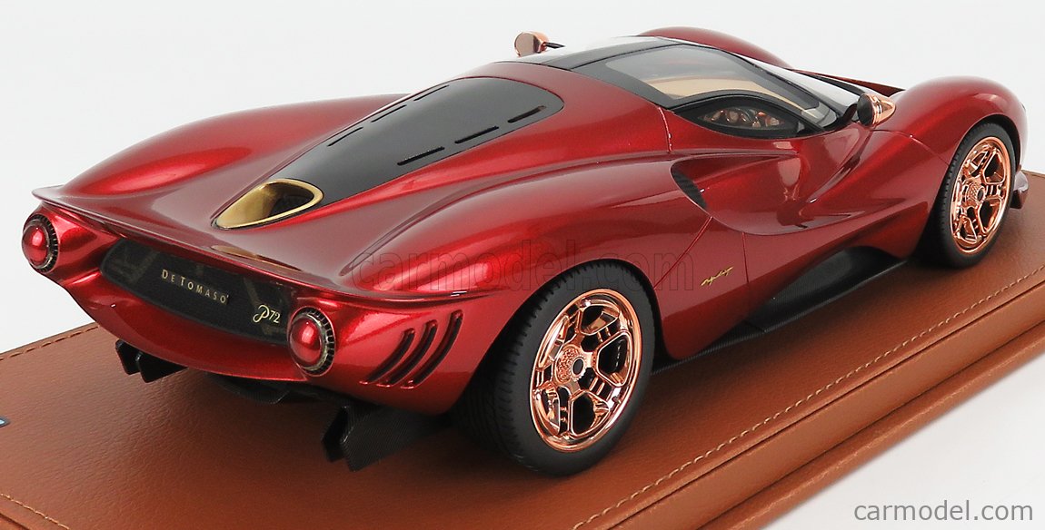 PEAKO 83800 Scale 1/18 | DE TOMASO P72 2020 SOUL RED MET