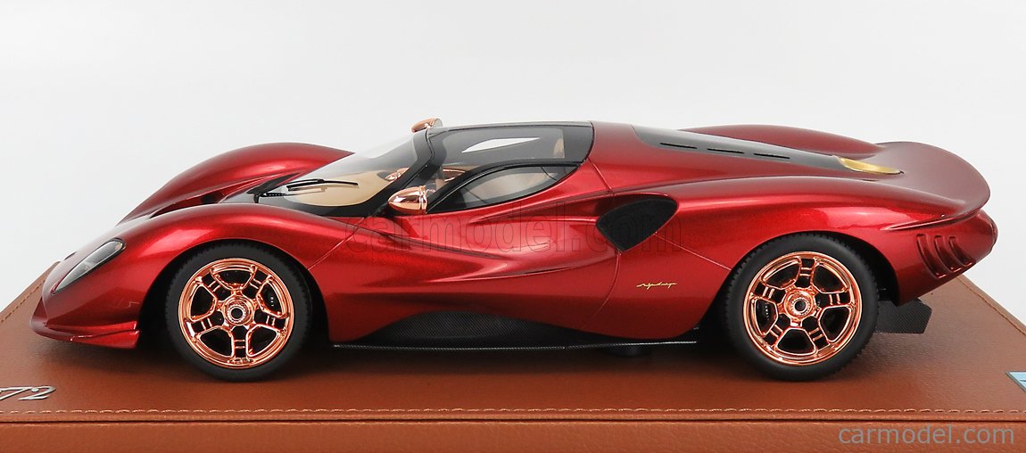 PEAKO 83800 Scale 1/18 | DE TOMASO P72 2020 SOUL RED MET