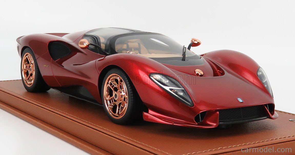 PEAKO 83800 Scale 1/18 | DE TOMASO P72 2020 SOUL RED MET