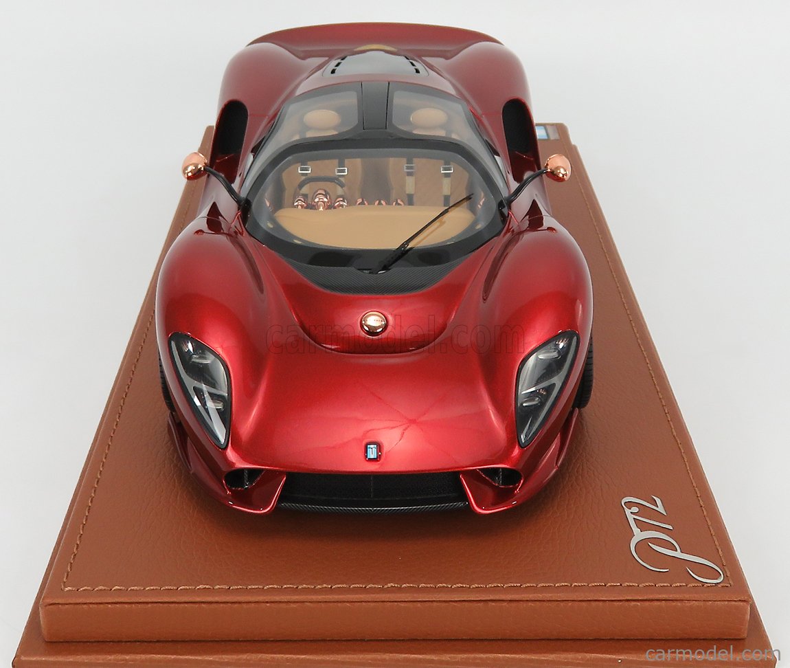 PEAKO 83800 Scale 1/18 | DE TOMASO P72 2020 SOUL RED MET
