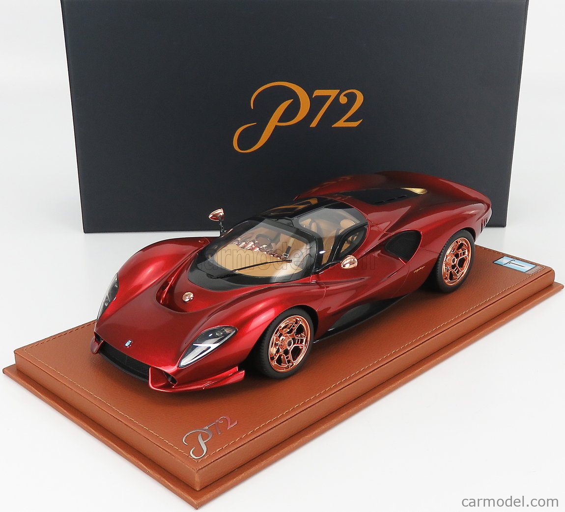 PEAKO 83800 Scale 1/18 | DE TOMASO P72 2020 SOUL RED MET