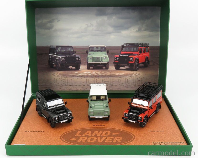 ALMOST-REAL ALM410200 Scale 1/43 | LAND ROVER SET 3X DEFENDER ...