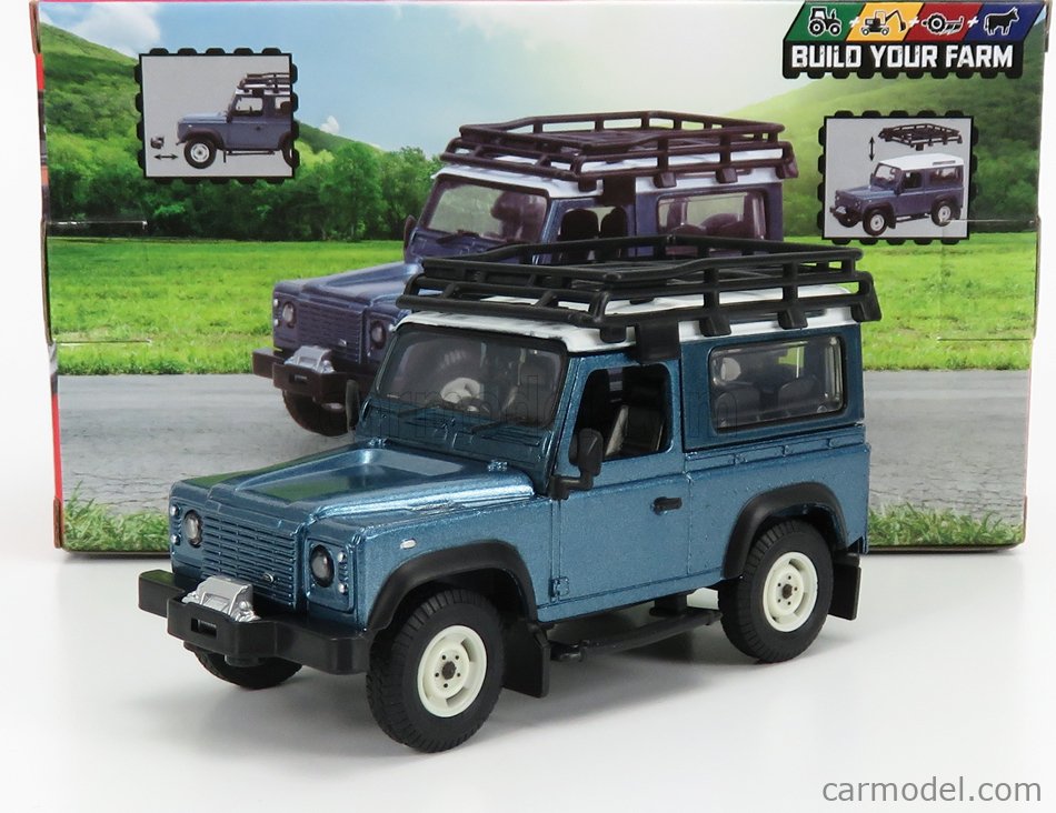 BRITAINS 43217 Scala 1/32 | LAND ROVER LAND DEFENDER 90 1984 LIGHT BLUE MET