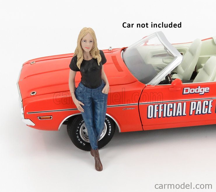 AMERICAN DIORAMA 38236 Scale 1/18 | FIGURES RACHEL - CAR GIRL IN TEES ...