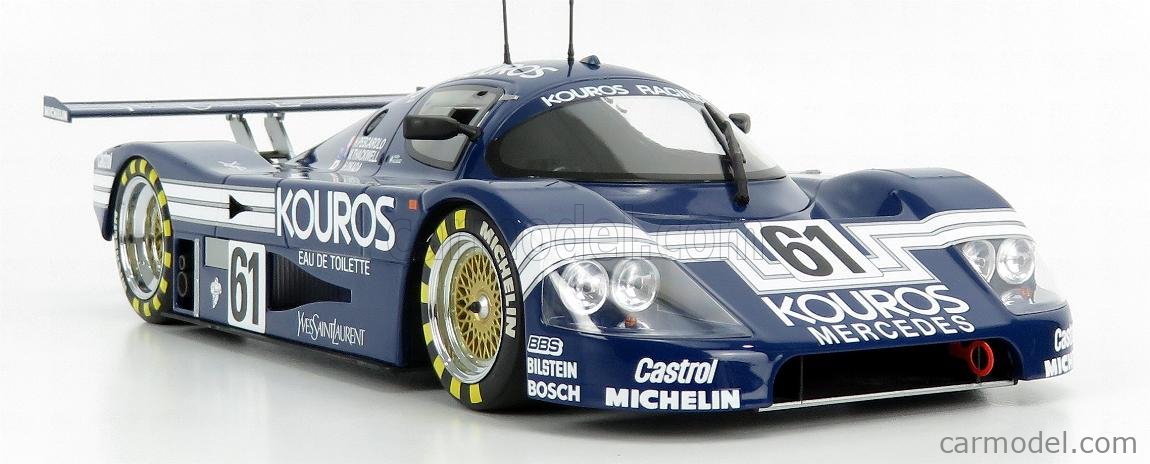 MINICHAMPS 155873561 Scale 1/18 | SAUBER C9 MERCEDES M117 5.0L TURBO V8 ...