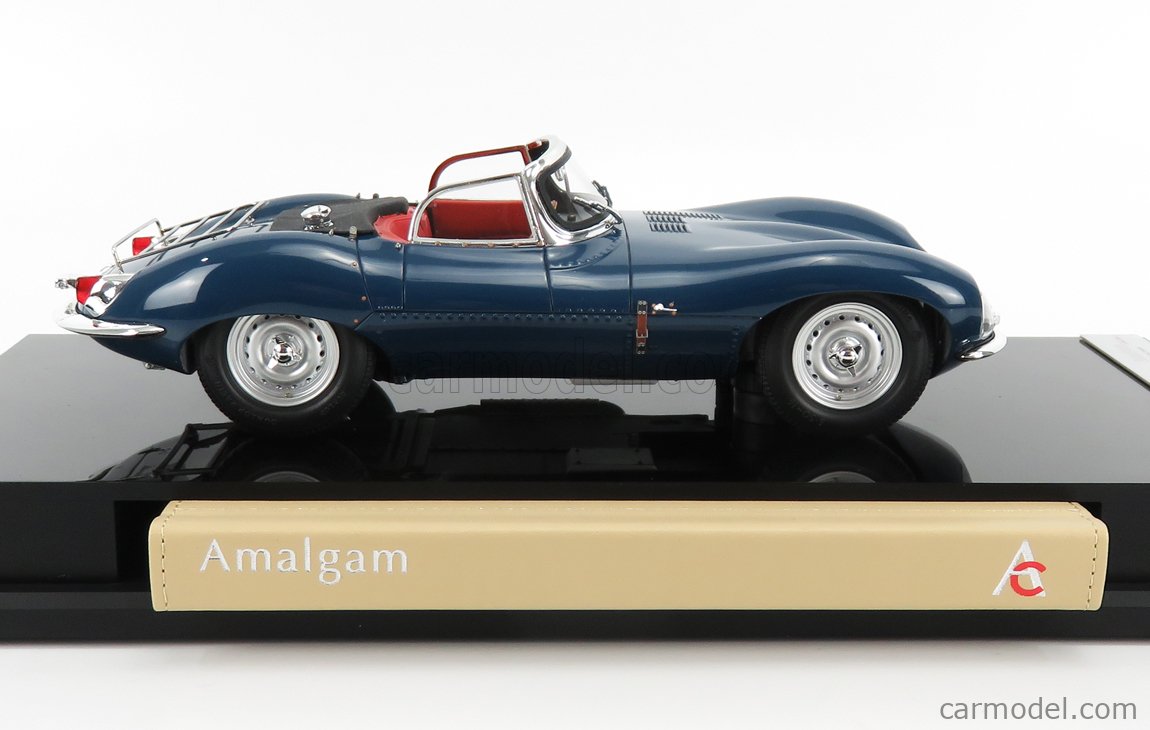 AMALGAM M6014 Scale 1/18 | JAGUAR XKSS ROADSTER 1957 BLUE