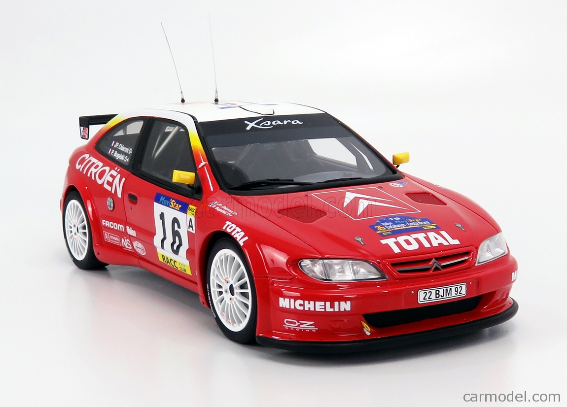 OTTO-MOBILE OT337 Escala 1/18 | CITROEN XSARA KIT CAR N 16 WINNER RALLY ...