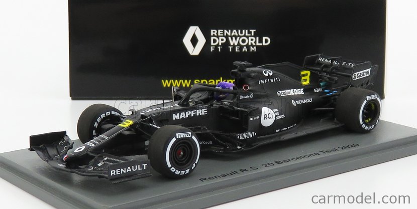 SPARK-MODEL S6456 Scale 1/43 | RENAULT F1 R.S.20 TEAM RENAULT DP WORLD ...