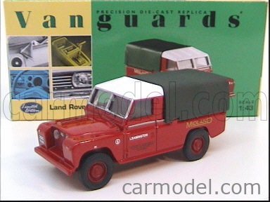 VANGUARDS VA07600 Scale 1/43 | LAND ROVER LAND SERIES II MIDLAND RED