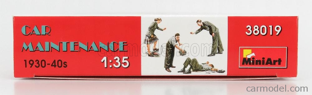 MINIART 38019 Scale 1/35 | FIGURES CAR MECHANIC MAINTENANCE 1935