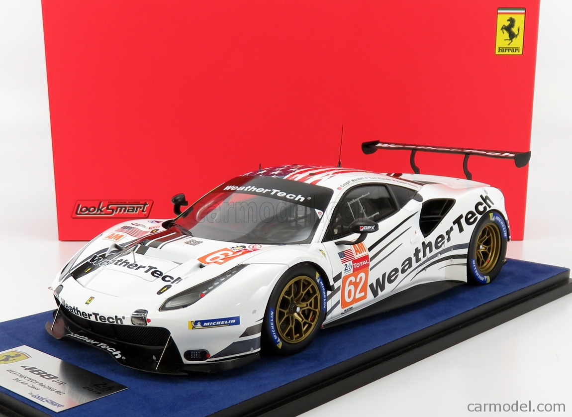 LOOKSMART LS18LM022 Scale 1/18 | FERRARI 488 GTE EVO 3.9L TURBO V8 TEAM ...