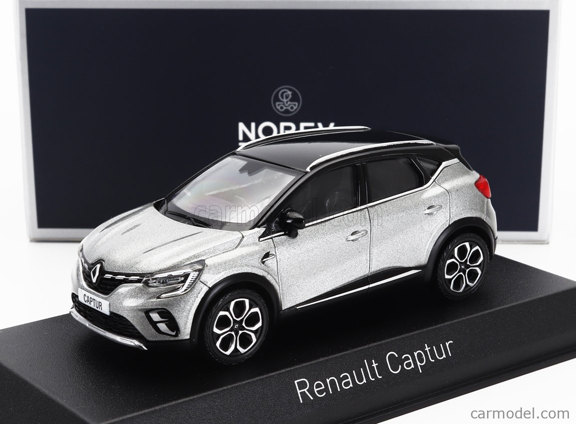 NOREV 517777 Echelle 1/43 | RENAULT CAPTUR 2020 GREY CASSIOPEE BLACK