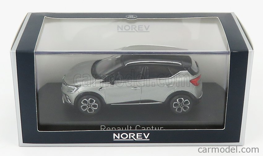 NOREV 517777 Echelle 1/43 | RENAULT CAPTUR 2020 GREY CASSIOPEE BLACK