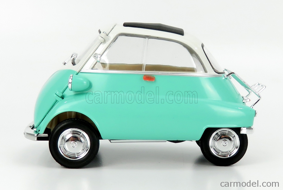 WELLY WE24096GN Scala 1/18 | BMW ISETTA 1955 VERY LIGHT GREEN WHITE