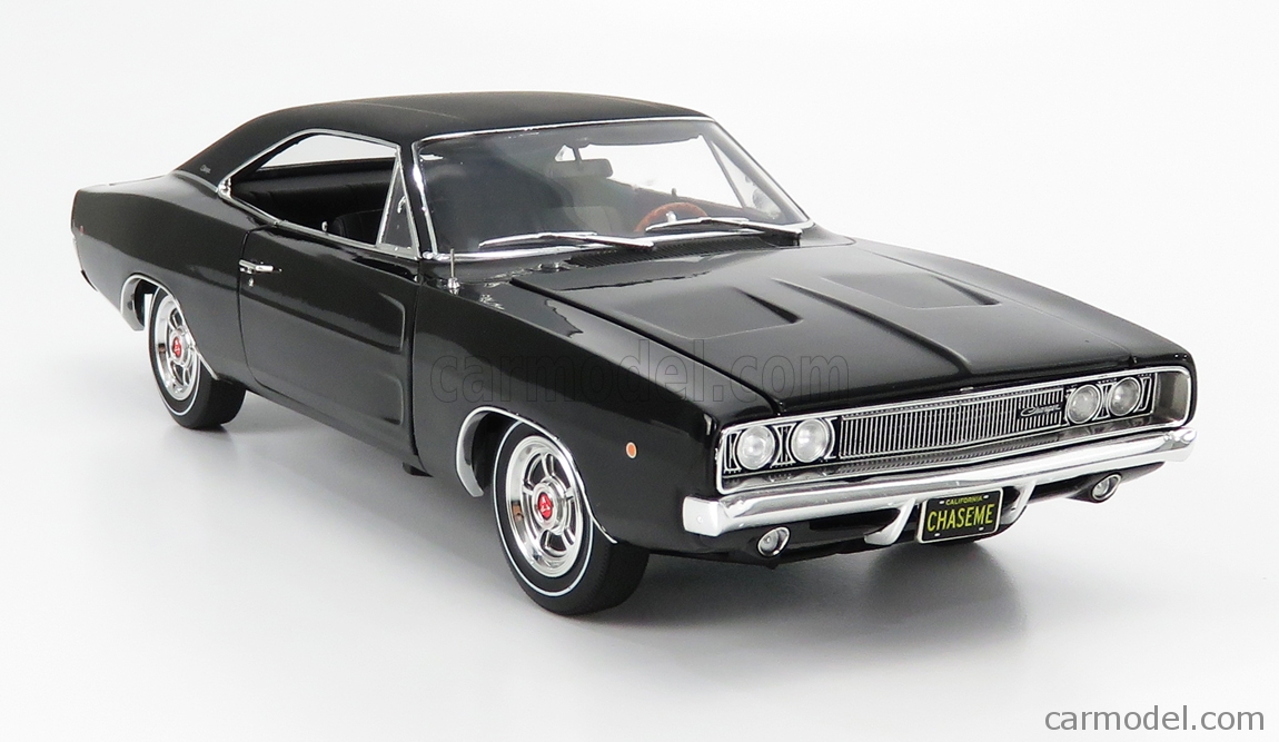 AUTOWORLD AMM943 Scale 1/18 | DODGE CHARGER R/T COUPE 1968 BLACK
