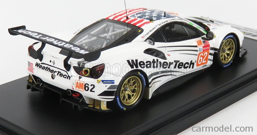 LOOKSMART LSLM098 Scale 1/43 | FERRARI 488 GTE EVO 3.9L TURBO V8 TEAM ...