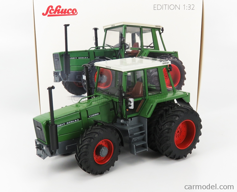 SCHUCO 450781400 Scale 1/32 | FENDT FAVORIT 626 TRACTOR LSA 1999 GREEN ...