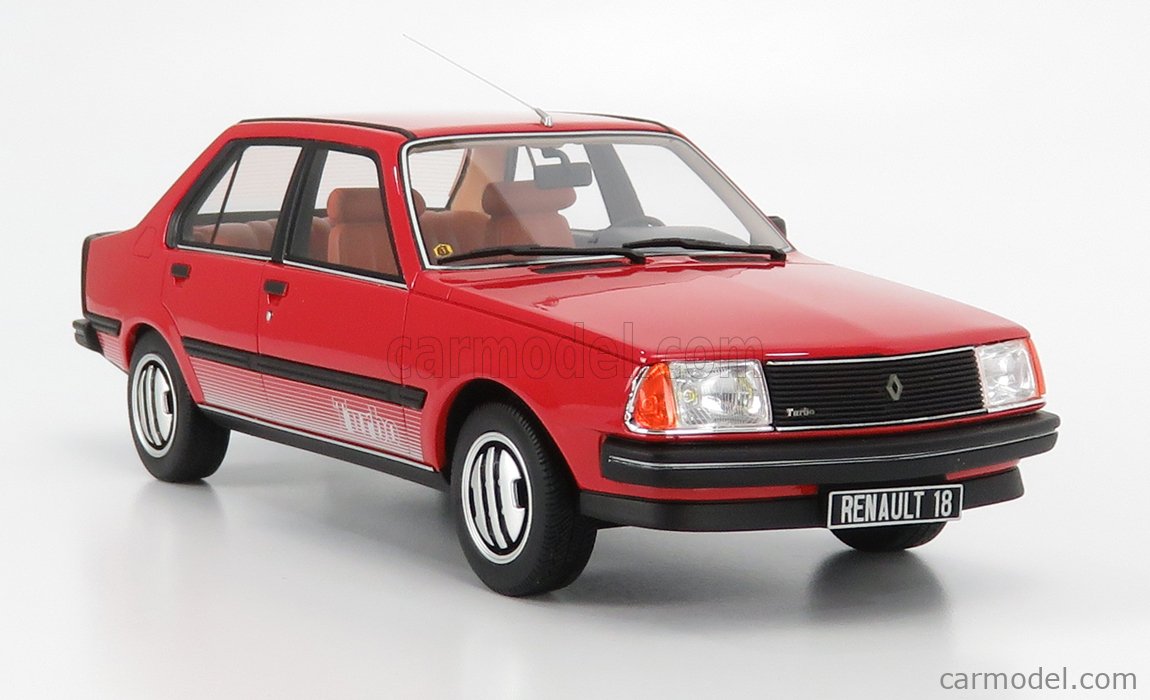 OTTO-MOBILE OT849 Scala 1/18 | RENAULT R18 TURBO 1981 RED
