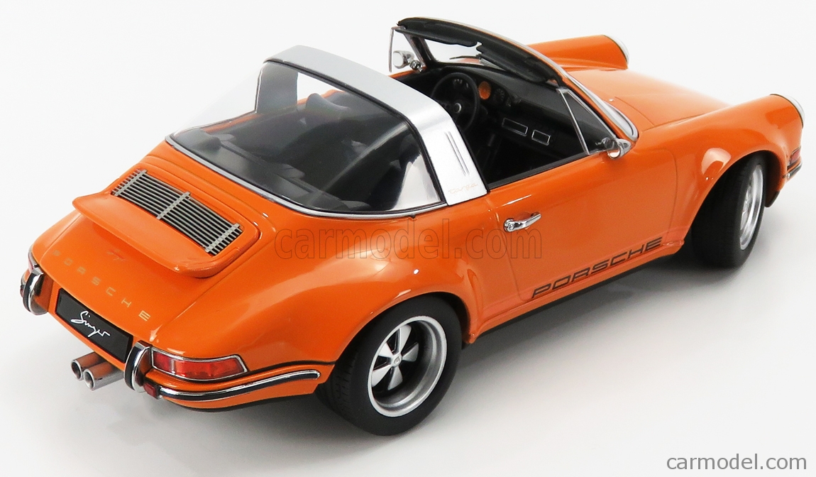 KK-SCALE KKDC180472 Scale 1/18 | PORSCHE 911 BY SINGER TARGA 2014 ORANGE