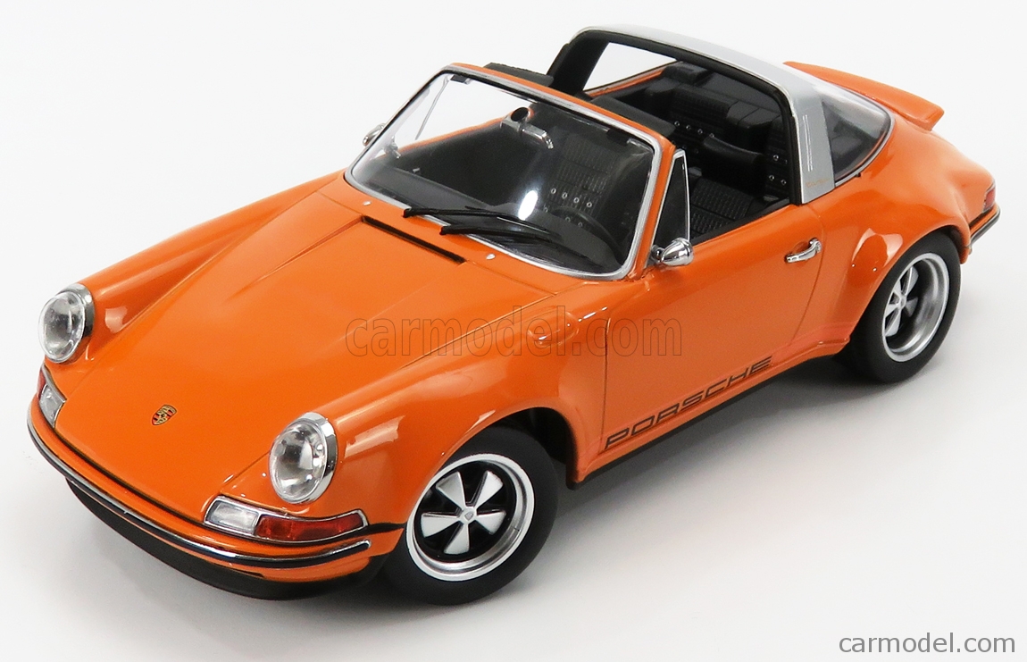KK-SCALE KKDC180472 Scale 1/18 | PORSCHE 911 BY SINGER TARGA 2014 ORANGE