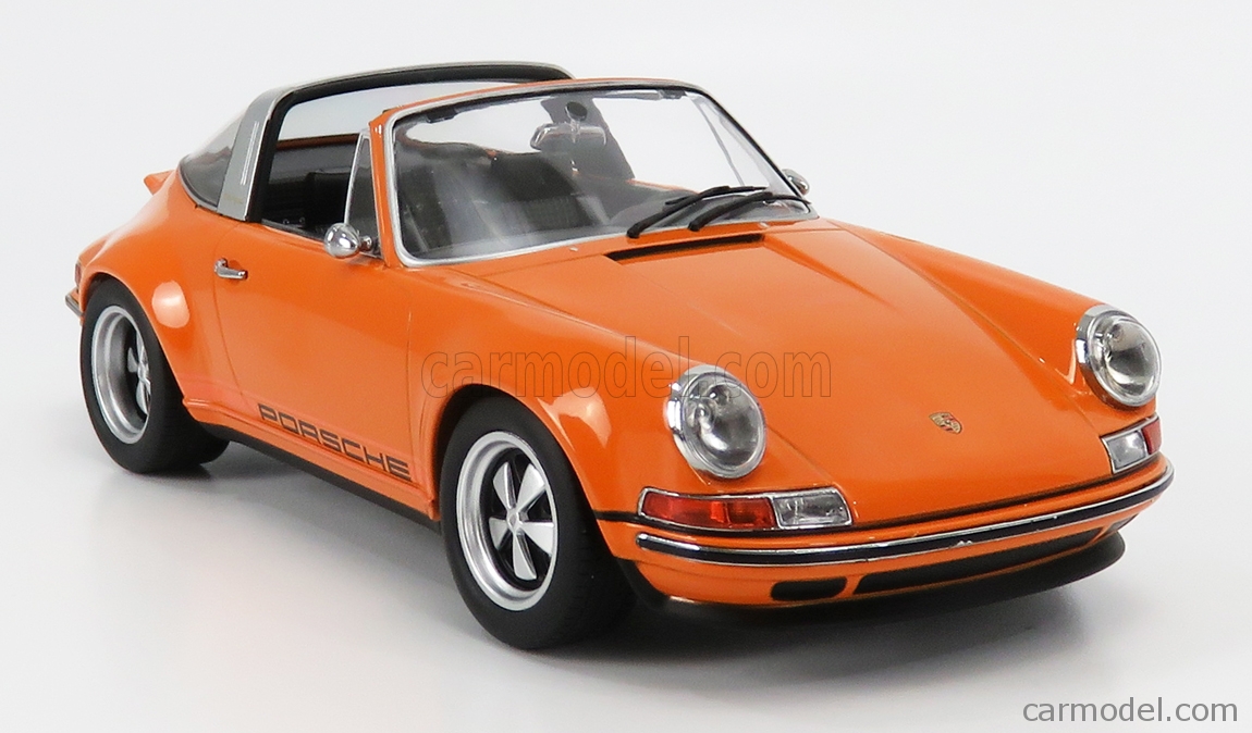 KK-SCALE KKDC180472 Scale 1/18 | PORSCHE 911 BY SINGER TARGA 2014 ORANGE
