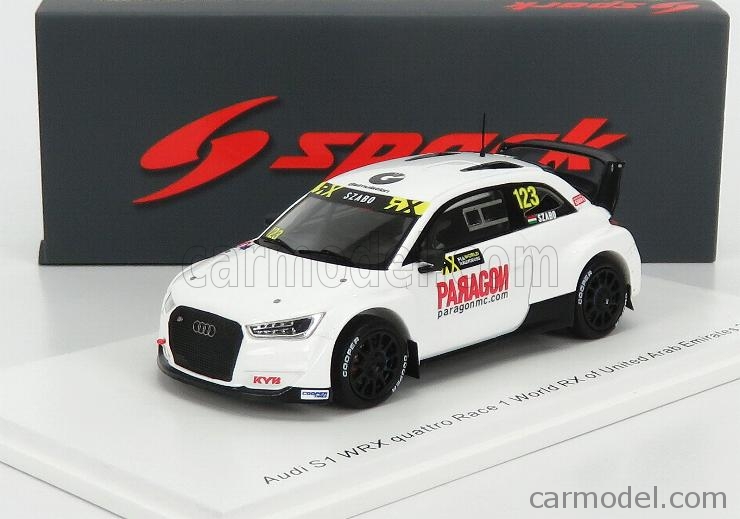 SPARK-MODEL S7825 Scale 1/43 | AUDI S1 WRX QUATTRO TEAM AUDI SPORT N ...