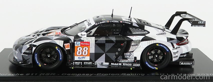 SPARK-MODEL S7992 Scale 1/43 | PORSCHE 911 991-2 RSR TEAM DEMPSEY PROTON RACING N 88 24h LE MANS ...