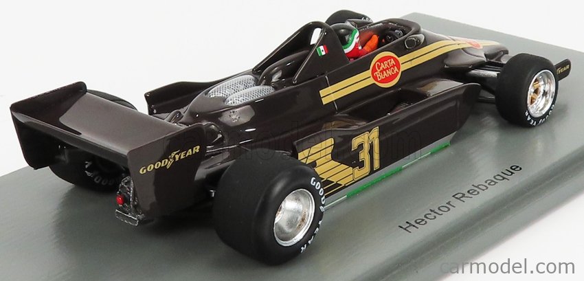 SPARK-MODEL S5750 Scale 1/43 | REBAQUE F1 HR100 N 31 CANADIAN GP 1979 H ...