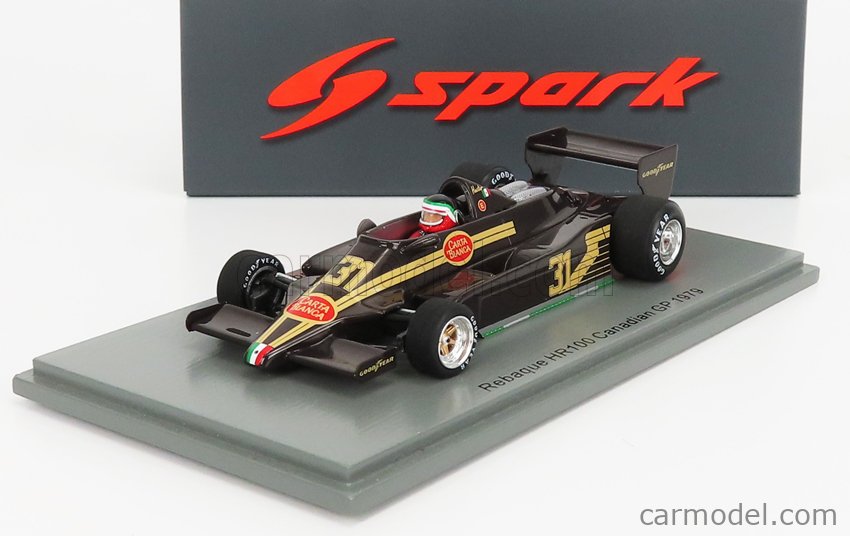SPARK-MODEL S5750 Scale 1/43 | REBAQUE F1 HR100 N 31 CANADIAN GP 1979 H ...