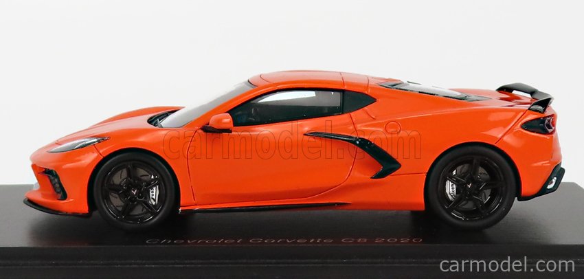 SPARK-MODEL S5062 Scale 1/43 | CHEVROLET CORVETTE C8 COUPE 2019 ORANGE