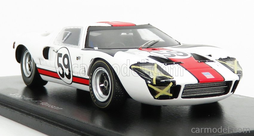SPARK-MODEL S4537 Scale 1/43 | FORD USA GT40 4.7L V8 TEAM ESSEX WIRE ...