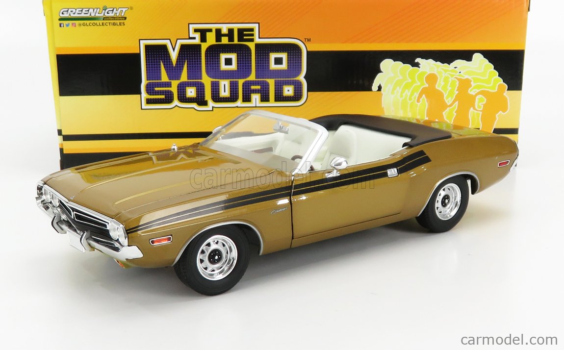 GREENLIGHT 13566 Scale 1/18 | DODGE CHALLENGER 340 CABRIOLET 1971 - THE ...