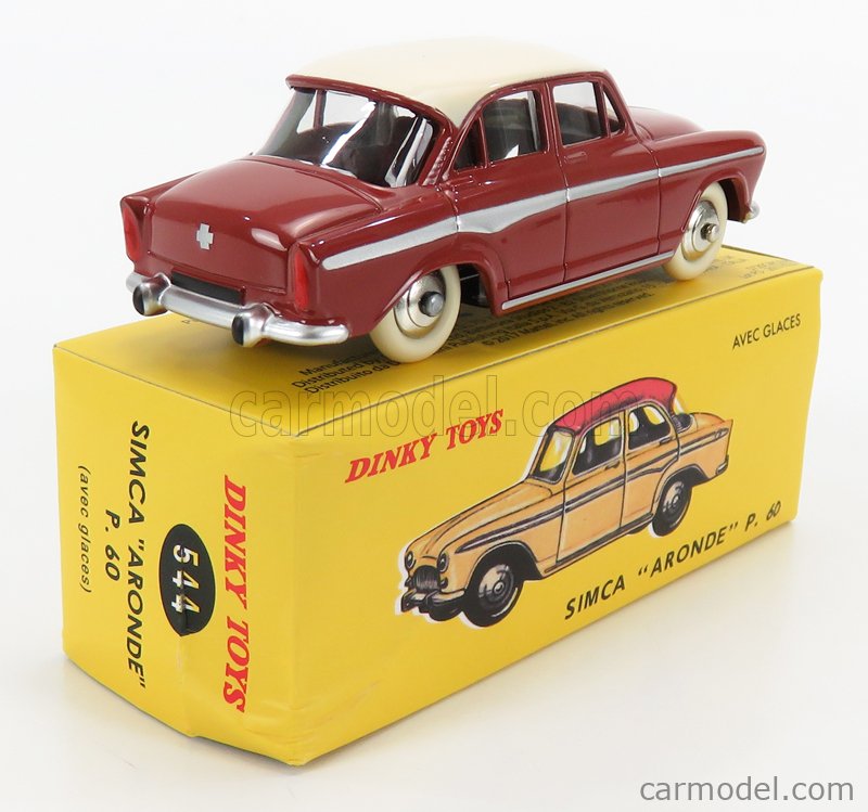 EDICOLA 544 Scale 1/43 | SIMCA P60 ARONDE BORDEAUX CREAM