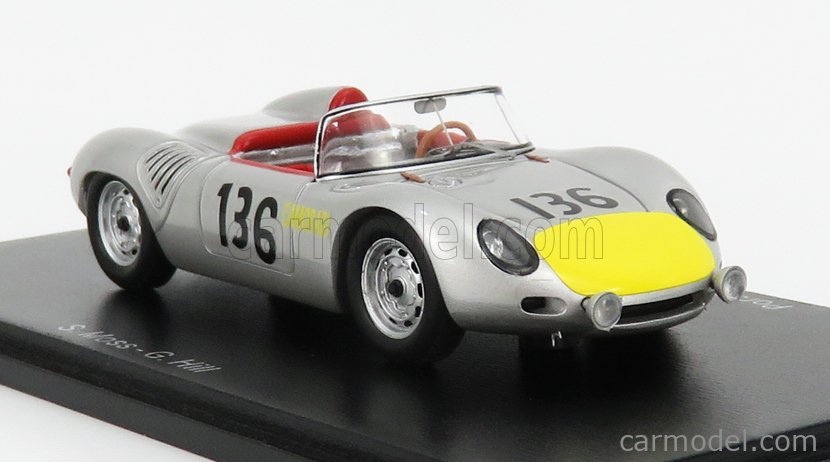 SPARK-MODEL S4149 Scale 1/43 | PORSCHE 718 RS61 SPIDER N 136 TARGA ...