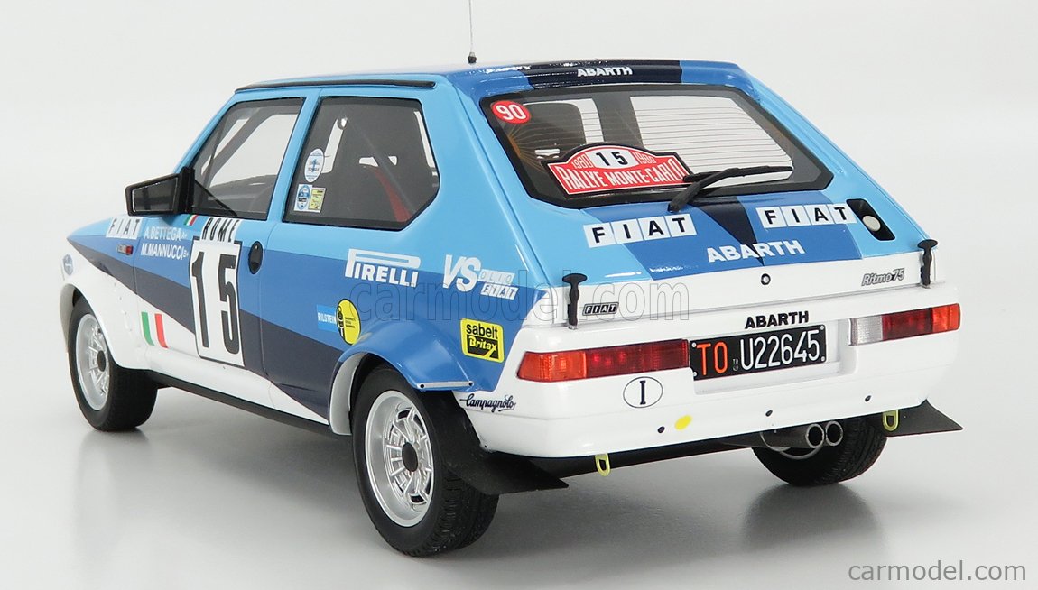 OTTO-MOBILE OT888 Escala 1/18 | FIAT RITMO 75 ABARTH Gr.2 N 15 RALLY ...