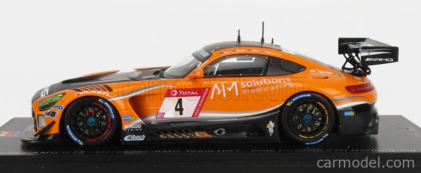 SPARK-MODEL SG710 Scale 1/43 | MERCEDES BENZ GT AMG GT3 TEAM HRT N 4 ...