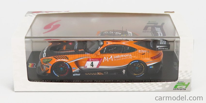 SPARK-MODEL SG710 Scale 1/43 | MERCEDES BENZ GT AMG GT3 TEAM HRT N 4 ...