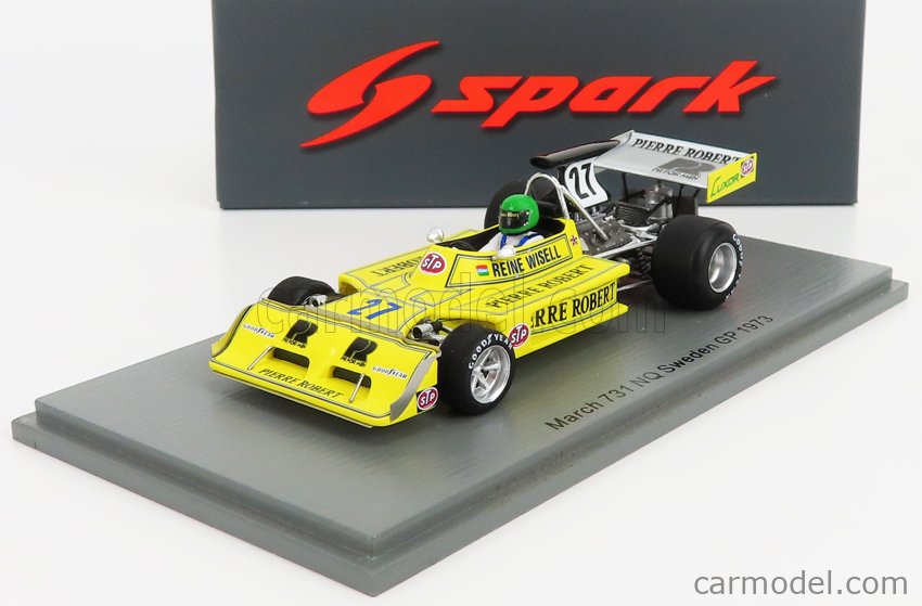 SPARK-MODEL S5374 Escala 1/43 | MARCH F1 731 N 27 SWEDEN GP 1973 R ...
