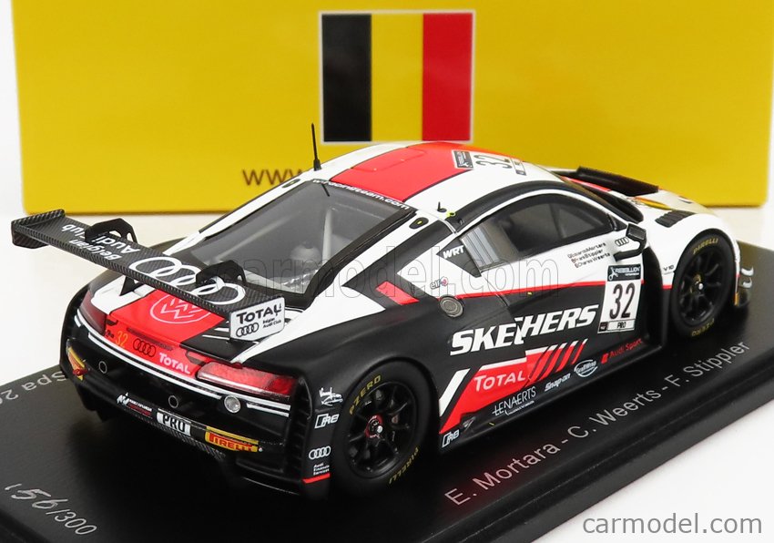 SPARK-MODEL SB412 Scale 1/43 | AUDI R8 LMS GT3 TEAM BELGIAN AUDI CLUB WRT N 32 24h SPA 2020 E ...