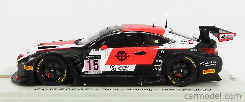 SPARK-MODEL SB402 Scale 1/43 | LEXUS RCF GT3 TEAM TECH-1 RACING 24h SPA ...