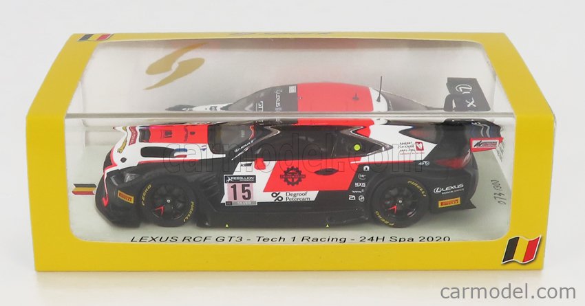 SPARK-MODEL SB402 Scale 1/43 | LEXUS RCF GT3 TEAM TECH-1 RACING 24h SPA ...